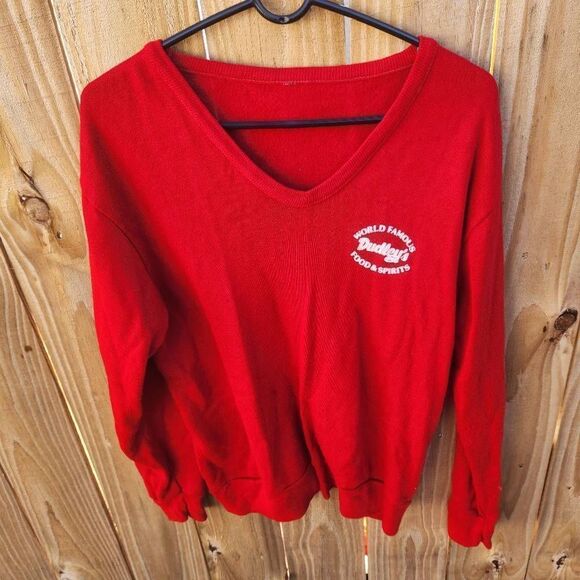 Vintage | Sweaters | Vintage Redsweaterworld Famous Dudleys Food ...